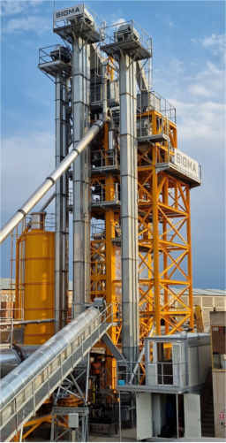 RAP-tower – Sigma Asphalt Plants